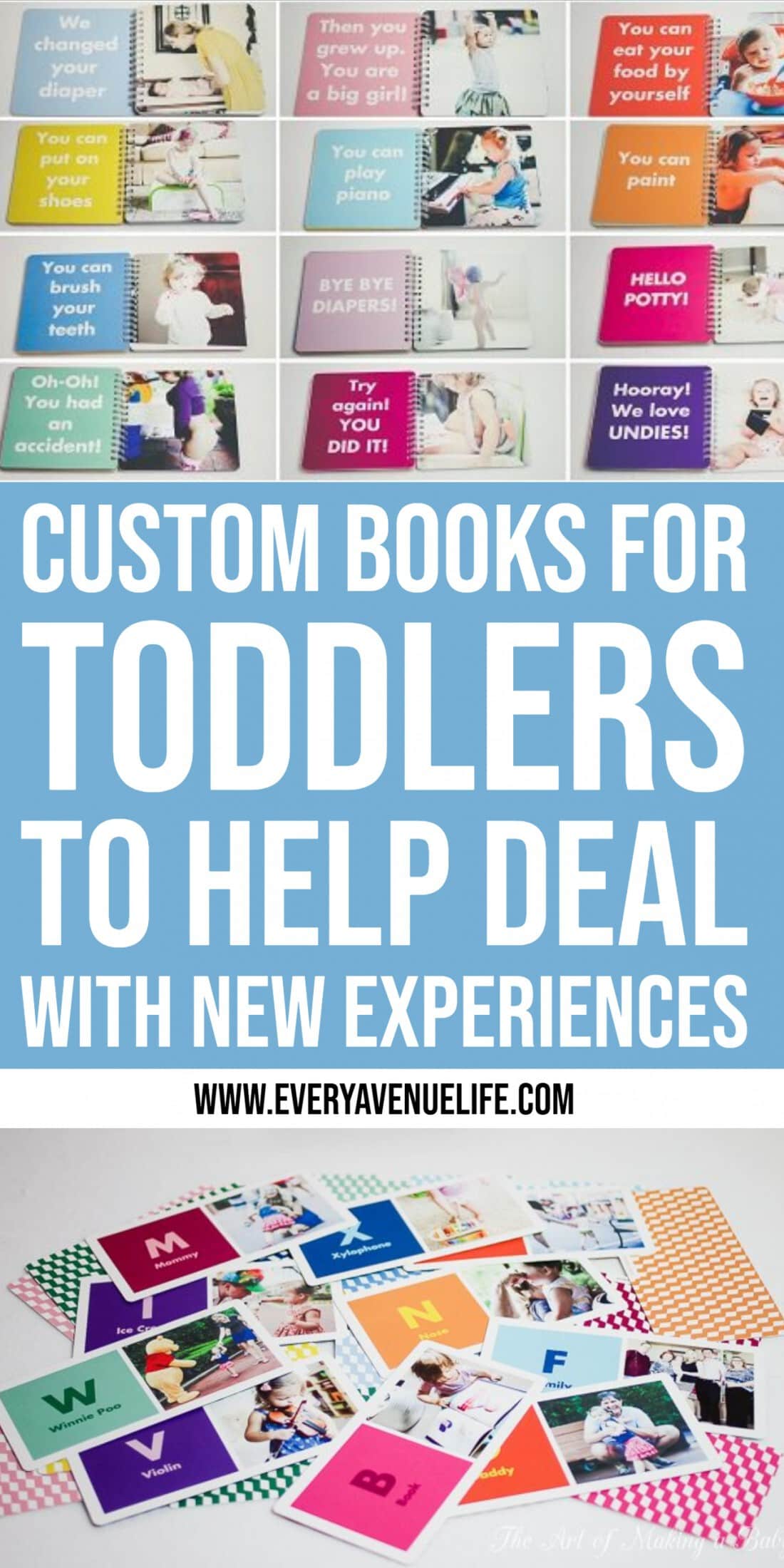 Custom books for kids to help deal with new experiences