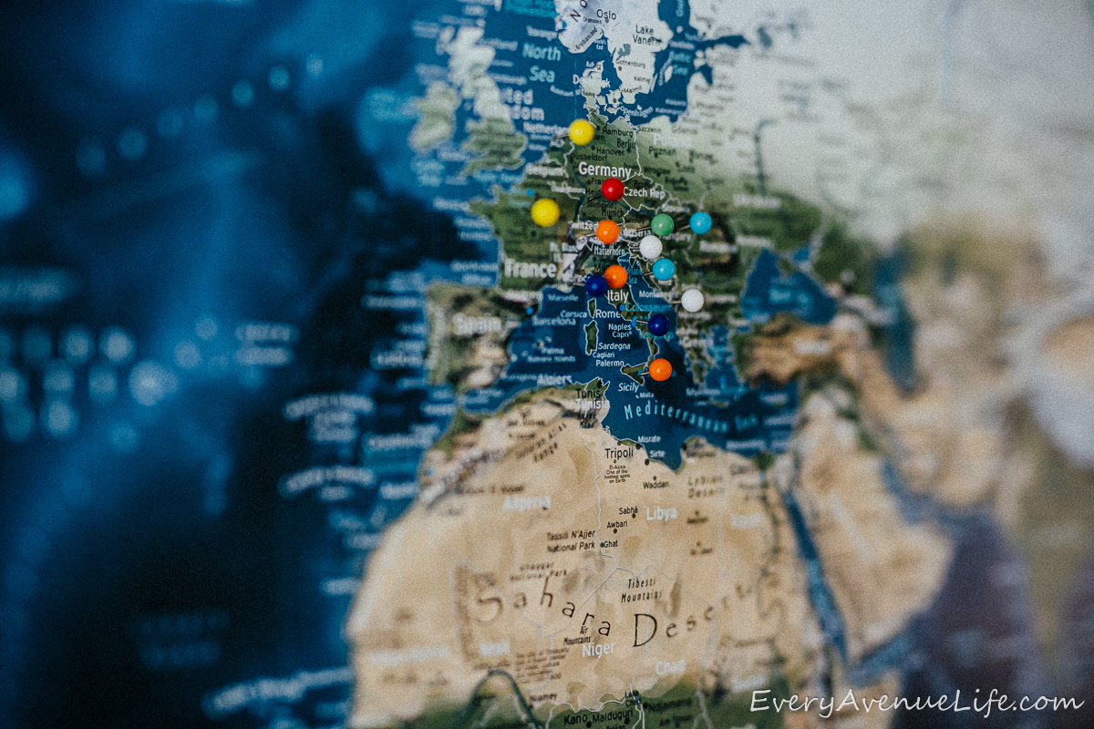 Check Out These Cute Travel Maps With Push Pins